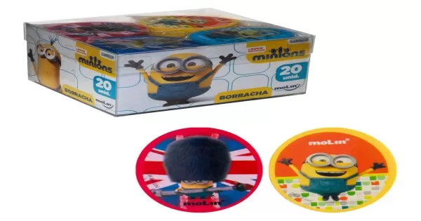 Borracha Minions com 20 unidades Molin - Moinho Atacadista