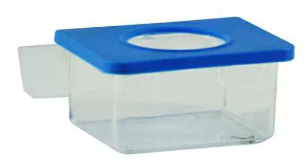 Comedouro plástico para pássaro com 01 furo Pet Fish - Moinho Atacadista