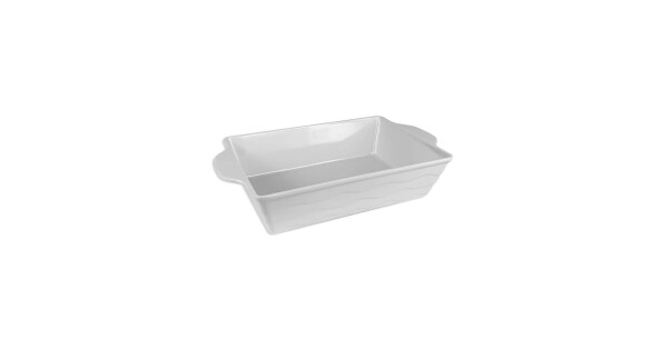 Melamina tigela retangular 27x15,9x5,5cm branco gourmet Bellagio ...